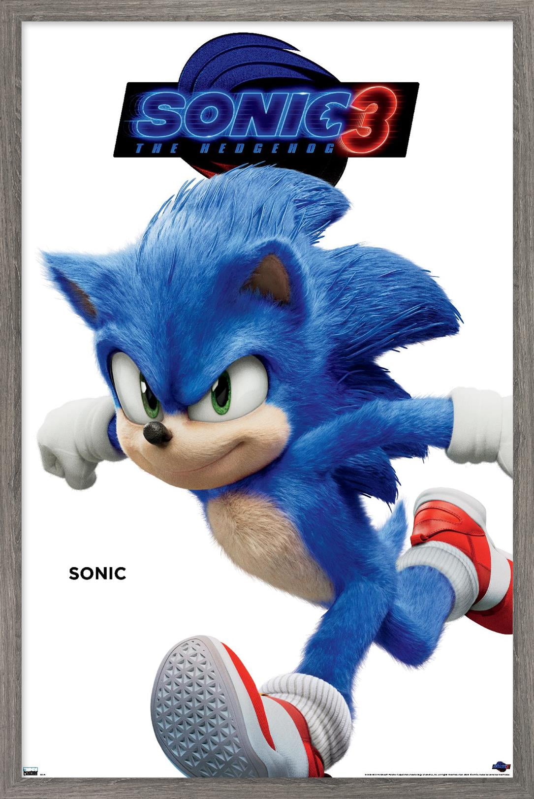 Sonic The Hedgehog 3 - Sonic Feature Series Wall Poster, 14.725" x 22. ...