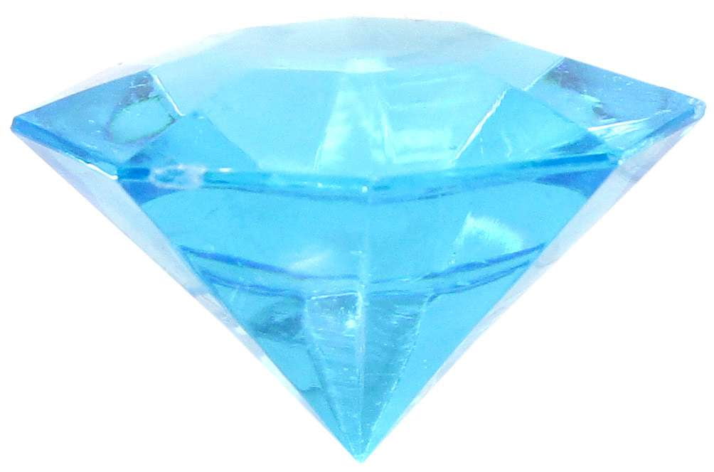 Sonic The Hedgehog Acrylic Diamond Chaos Emeralds Light Blue Toy ...