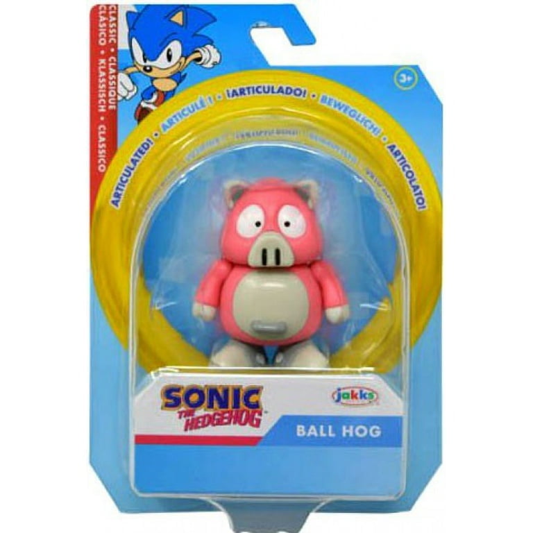 Sonic The Hedgehog Action Figure 2.5 Inch Ball Hog Collectible Toy ...