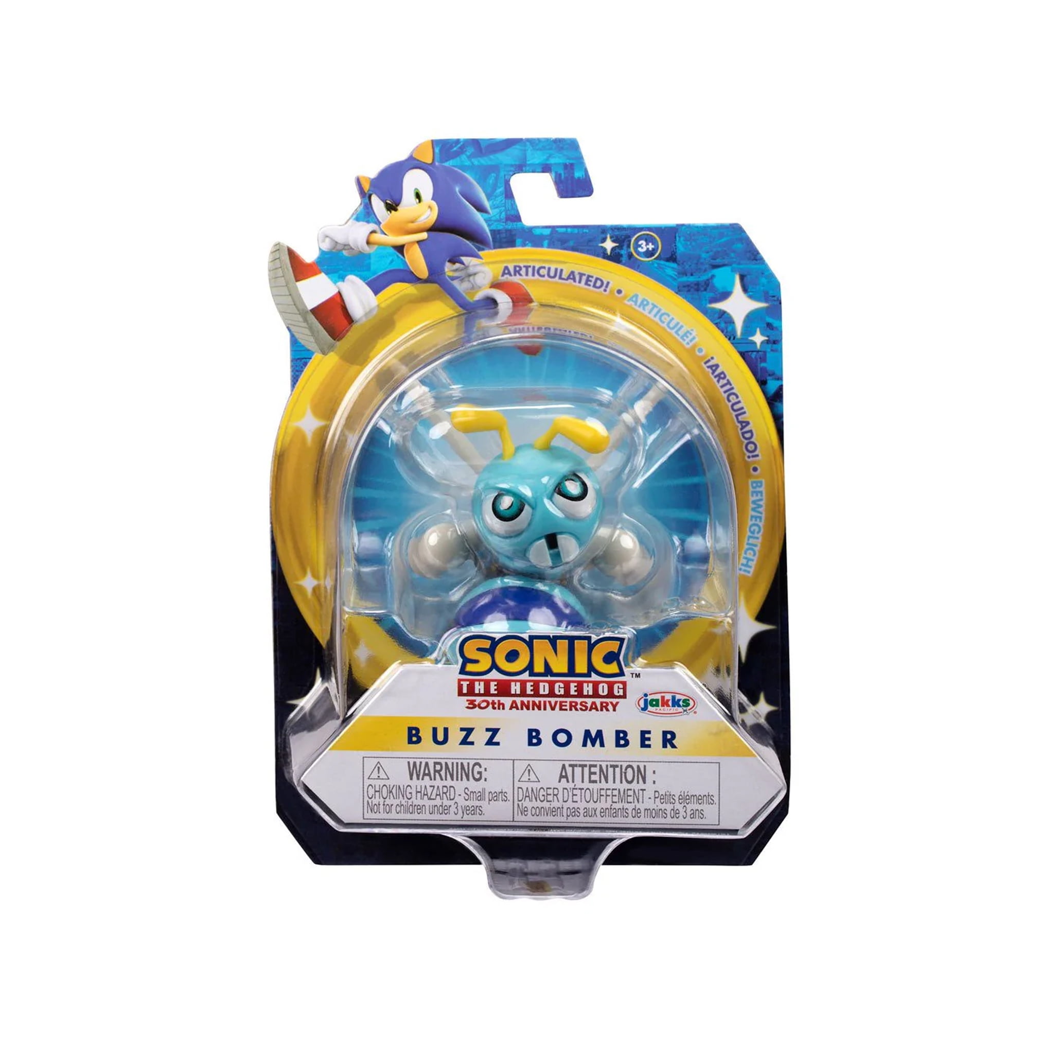 Sonic The Hedgehog Action Figure 2.5 Inch Buzz Bomber Collectible Toy ...