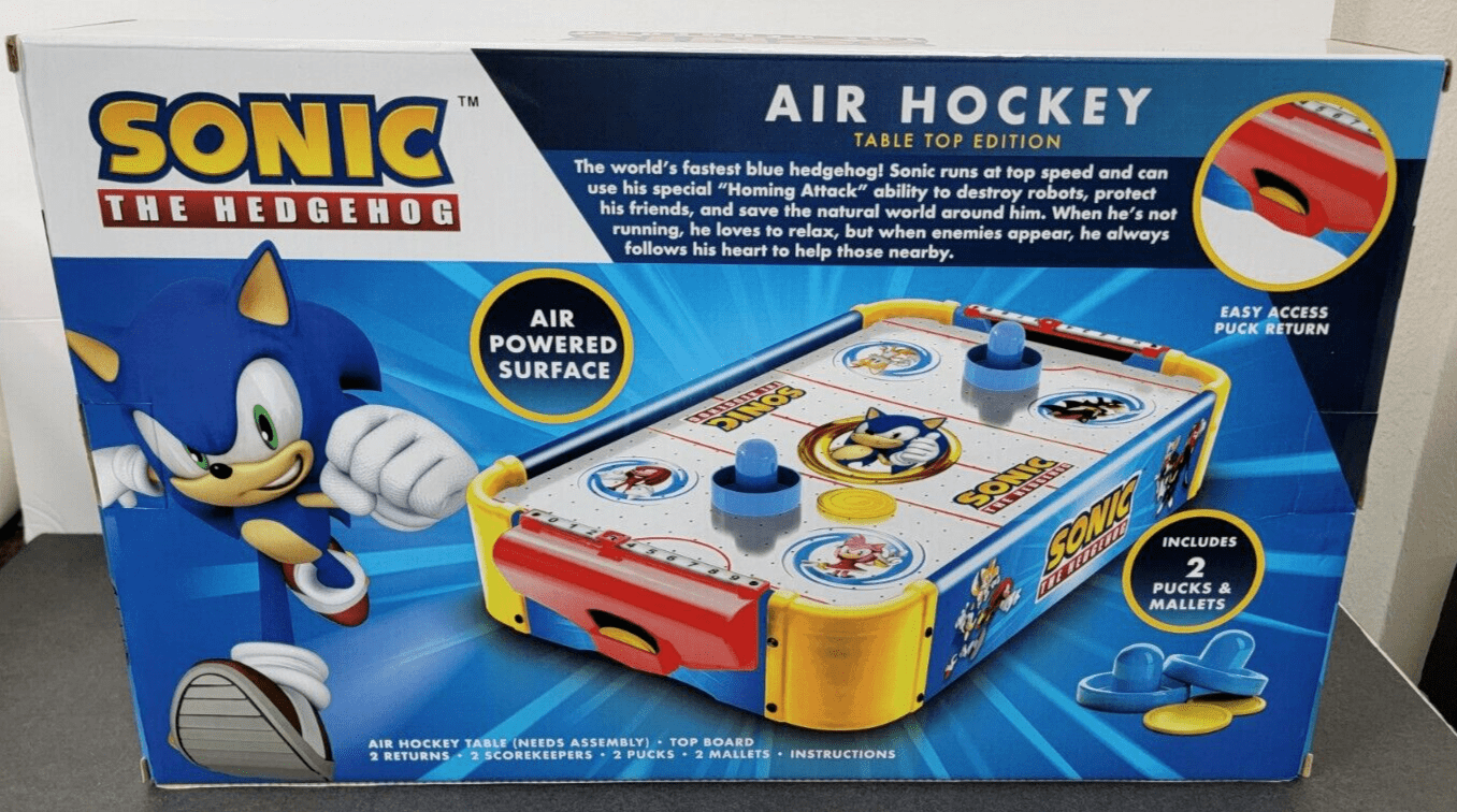 Sonic The Hedgehog Air Hockey Table Top Edition - Walmart.com