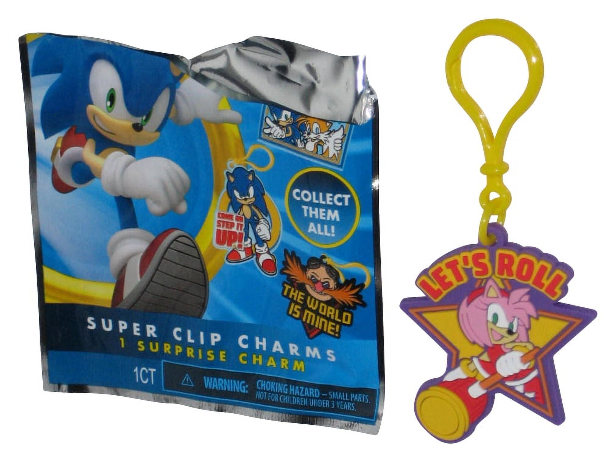 Sonic The Hedgehog Amy Let's Roll Rubber Charm Keychain - (Forever ...