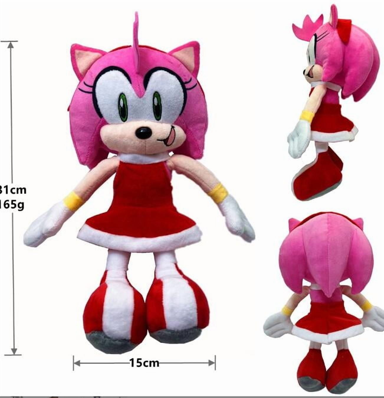 Sonic The Hedgehog: Amy Rose in Red Dress Plush - Walmart.com
