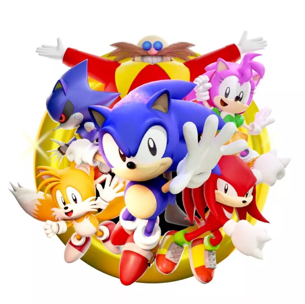 Sonic The Hedgehog And Friends Stickers Phone Decal Water Bottle ...