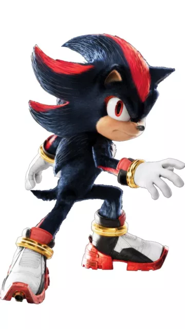 Sonic The Hedgehog And Shadow Movie Stickers Phone Decal Water Bottle ...