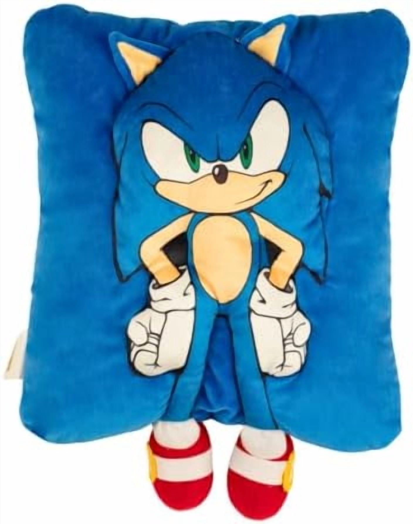Sonic The Hedgehog Anime Kids Super Plush Cozy Snuggle (TM) Pillow (100 ...