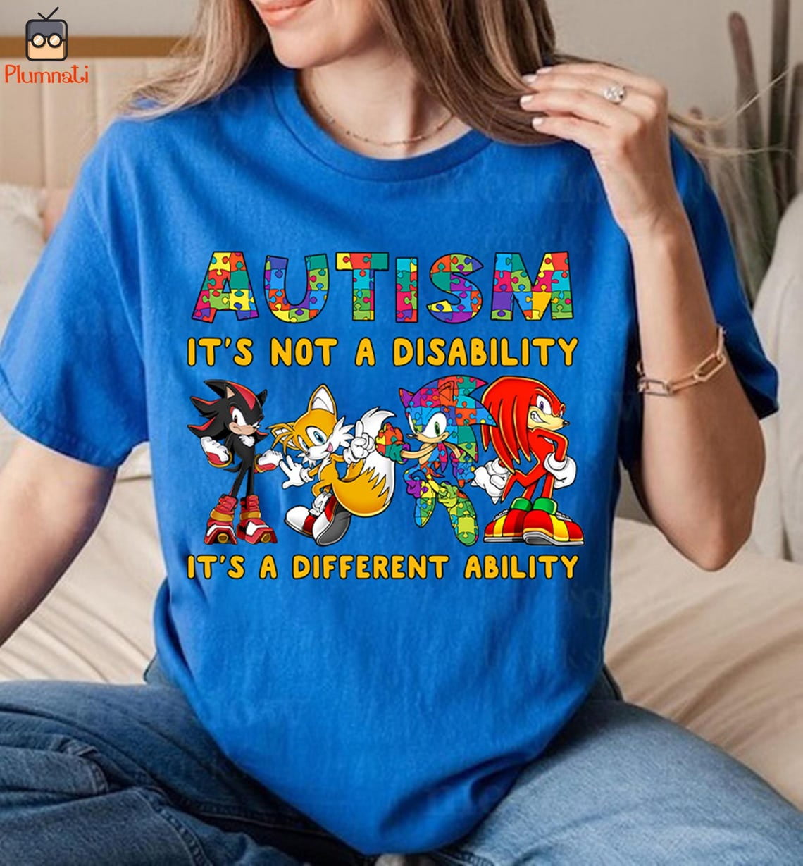 Sonic The Hedgehog Autism Shirt, Autism It's Not a Disability It's a ...