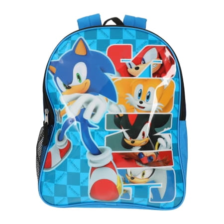 Sonic The Hedgehog Backpack 15 Inch - Size: 12in (W) x 15in (L) x 5in ...