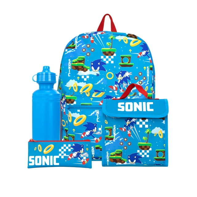 Sonic The Hedgehog Backpack Set - Walmart.com