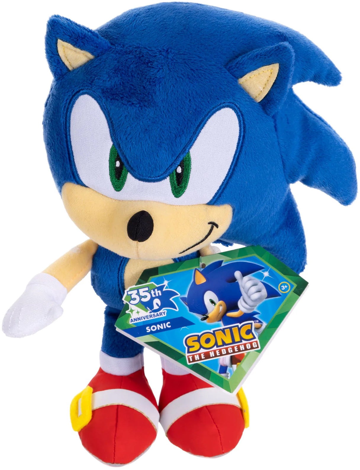 Sonic The Hedgehog Basic Sonic Plush - Walmart.com