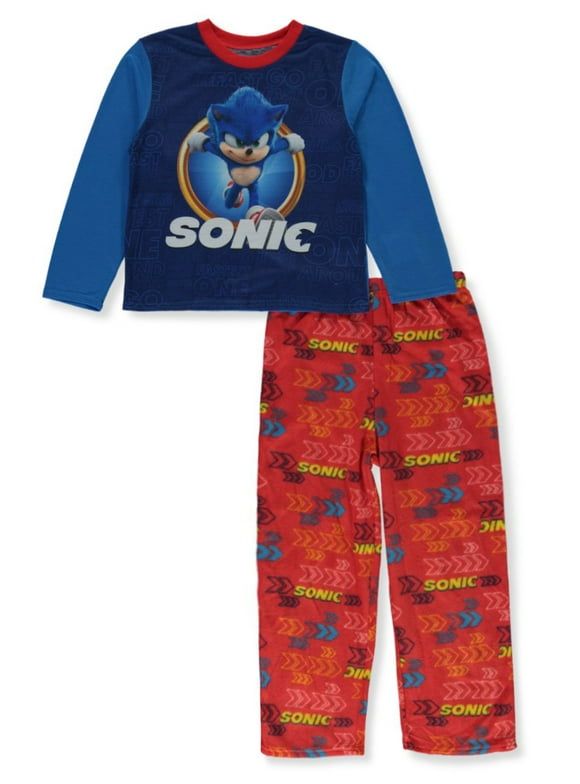 Sonic The Hedgehog Kids' Pajamas & Robes in Pajama Shop - Walmart.com