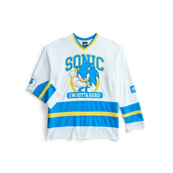 Sonic the Hedgehog Boys and Big Boys I'm Outta Here Graphic Hockey ...