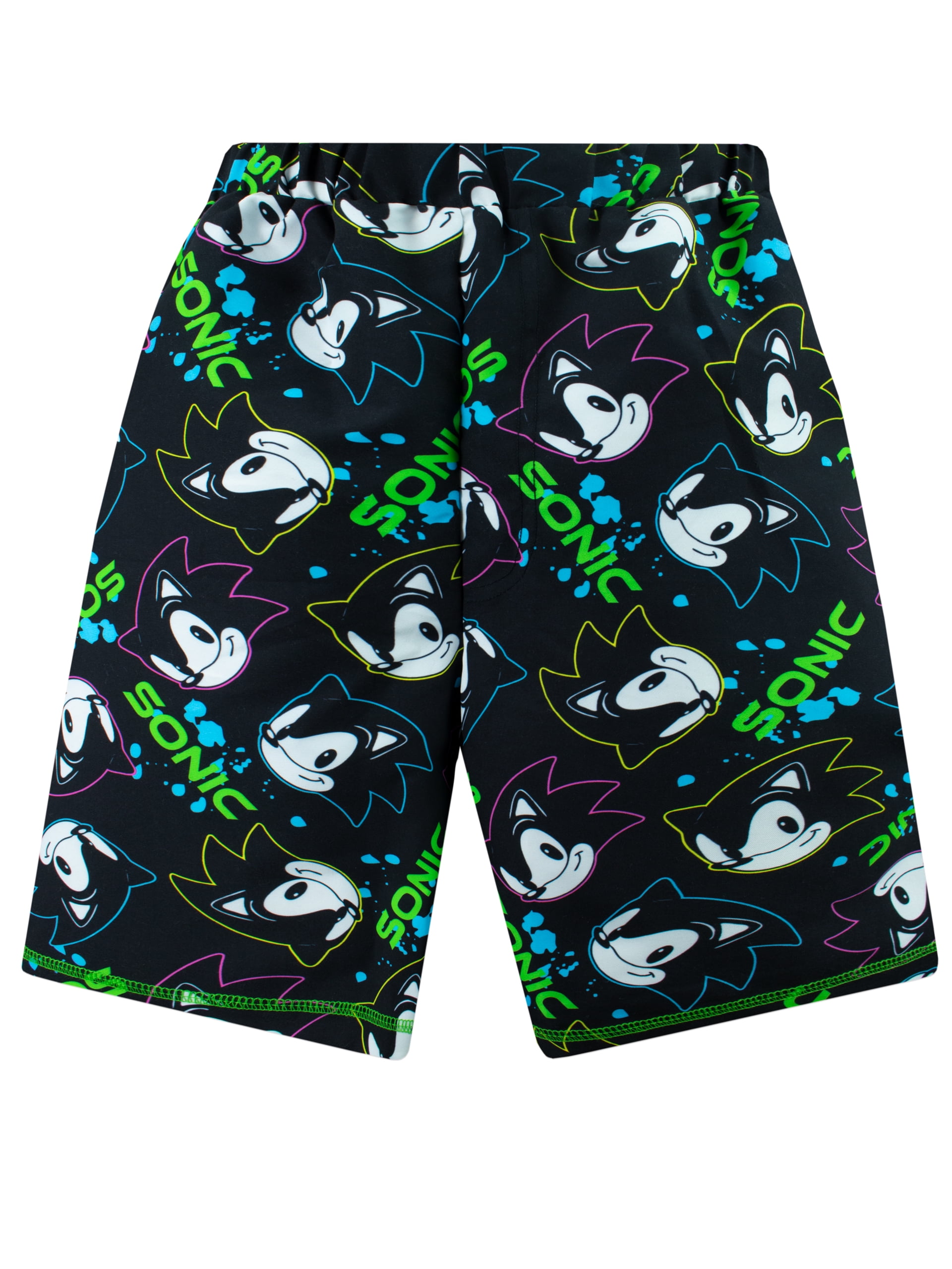 Sonic The Hedgehog Boys Gaming Swim Shorts Sizes 6-14 - Walmart.com