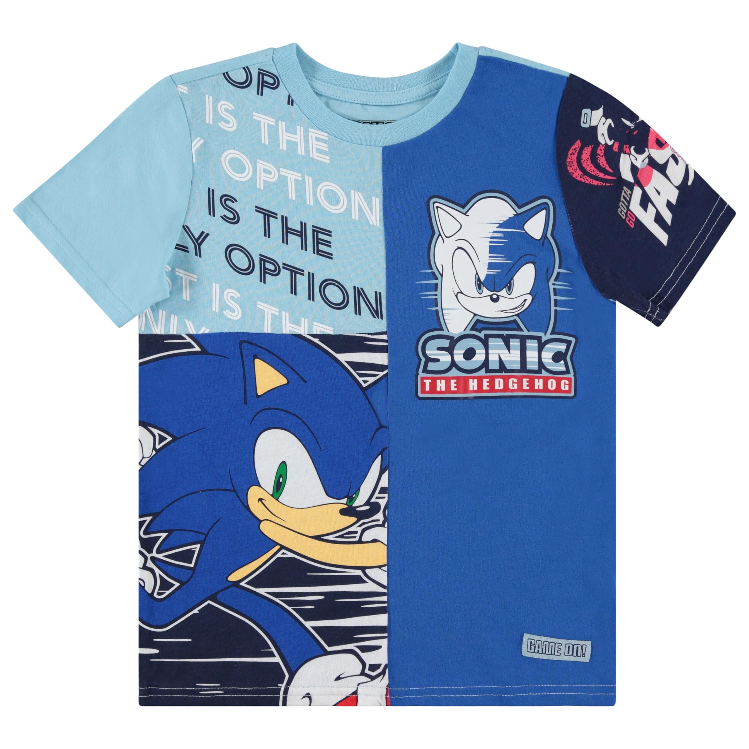 Sonic The Hedgehog Boys Short Sleeve T-Shirt - Little and Big Boy Sizes 4-20 - Walmart.com