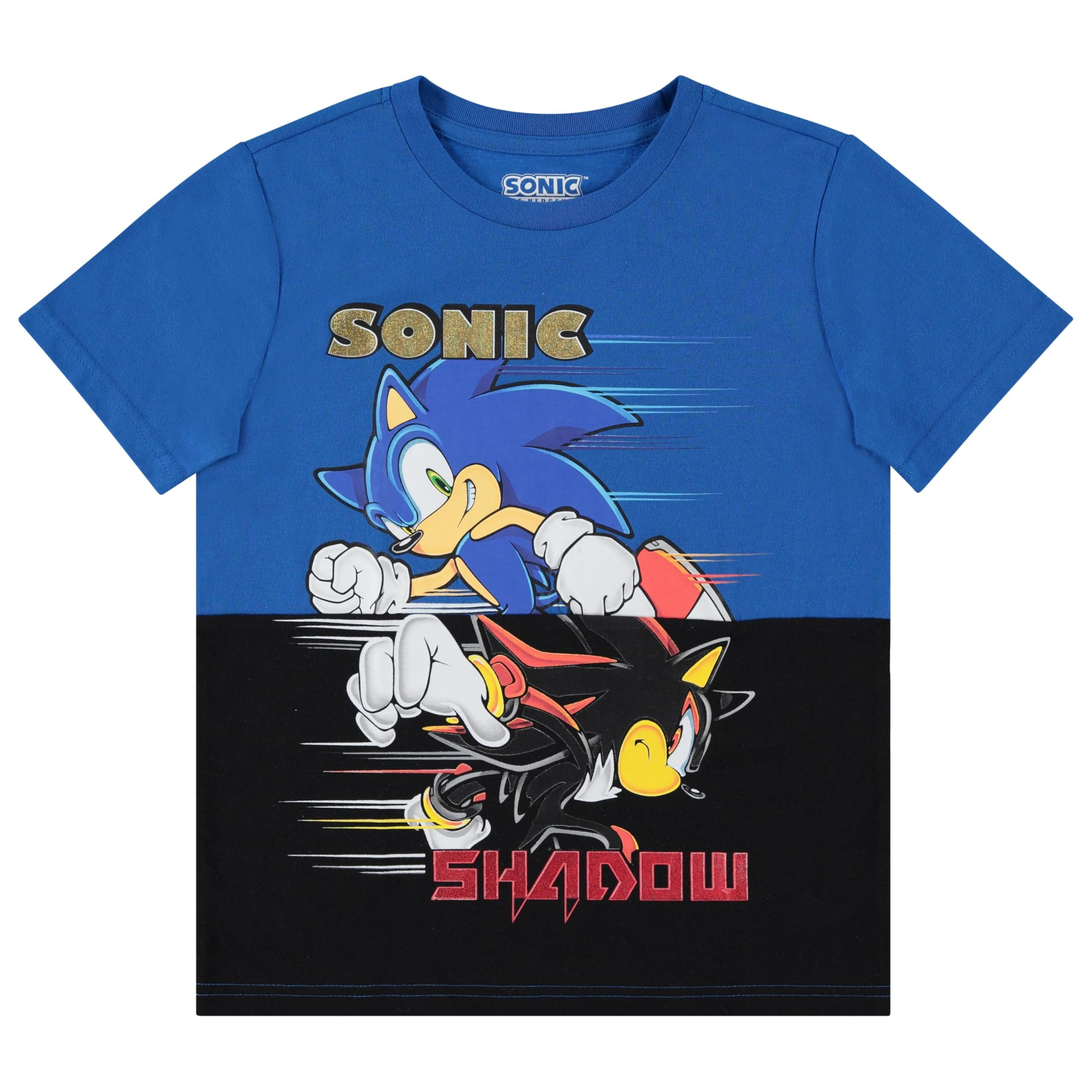 Sonic The Hedgehog Boys Short Sleeve T-Shirt - Little and Big Boy Sizes 4-20 - Walmart.com