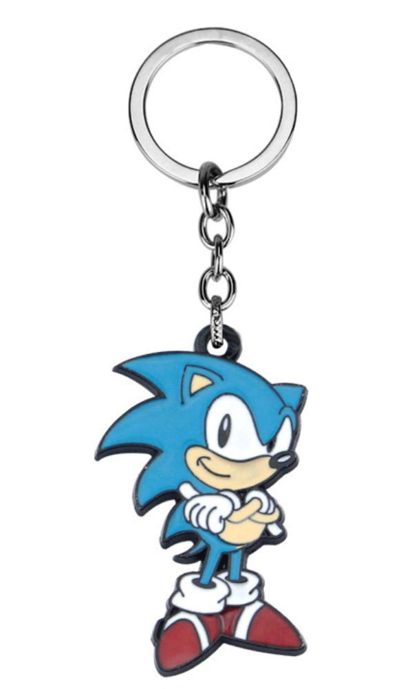 Main Street, Sonic The Hedgehog Character Enamel Metal Charm Keychain ...
