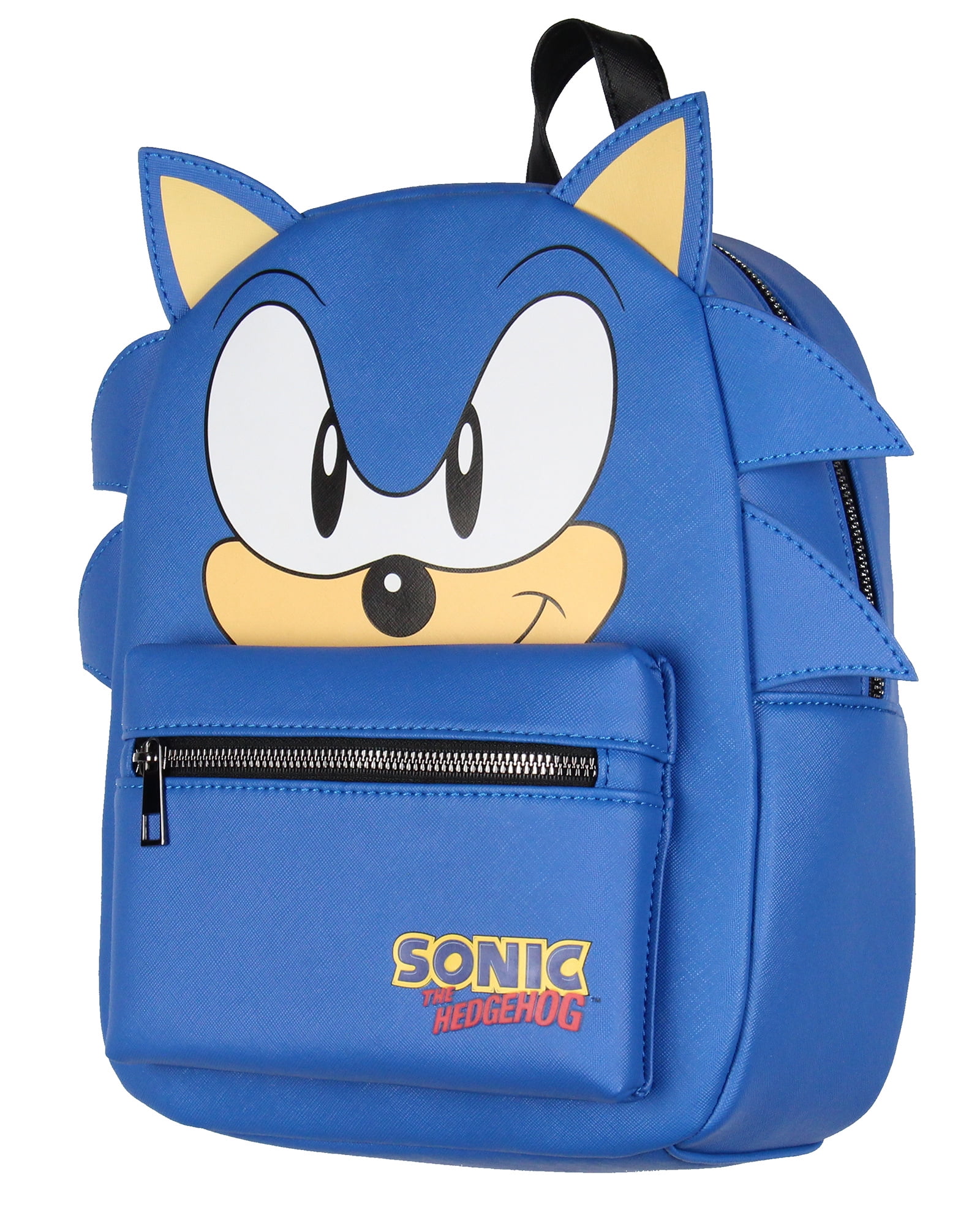 Sonic The Hedgehog Character with 3-D Ears and Quills Mini Faux Leather ...