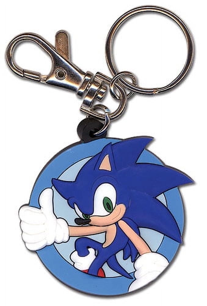 Sonic the Hedgehog PVC Keychain [Thumbs Up] - Walmart.com
