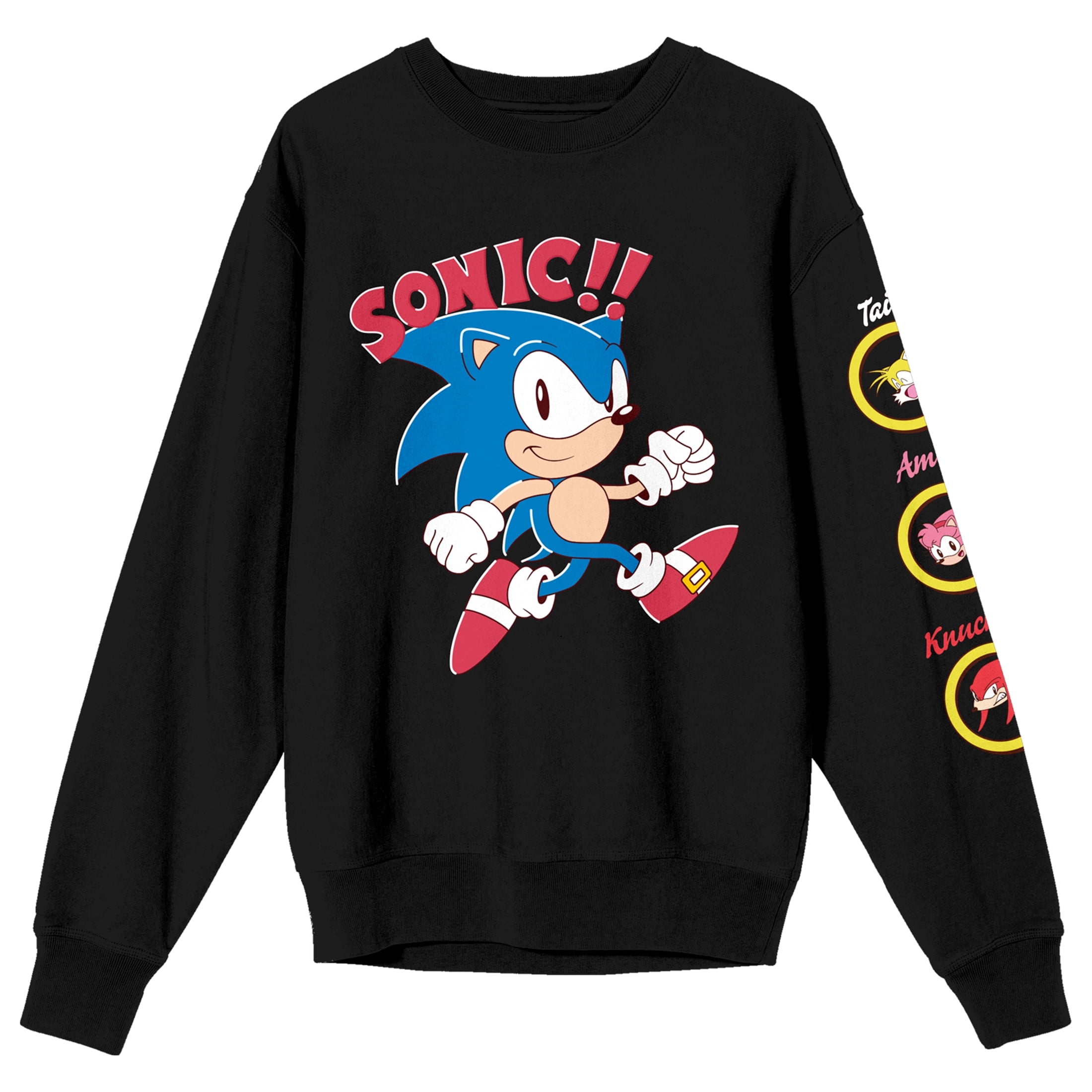 Sonic The Hedgehog Classic Walking Art with Characters on Sleeve on ...