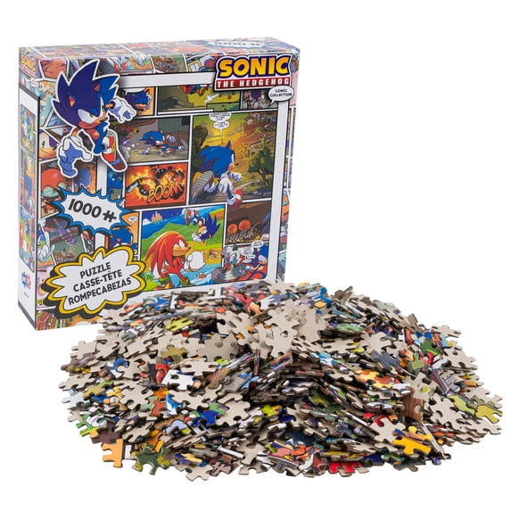 Sonic The Hedgehog Collection Kids & Adults Jigsaw Puzzle, 1000pc ...
