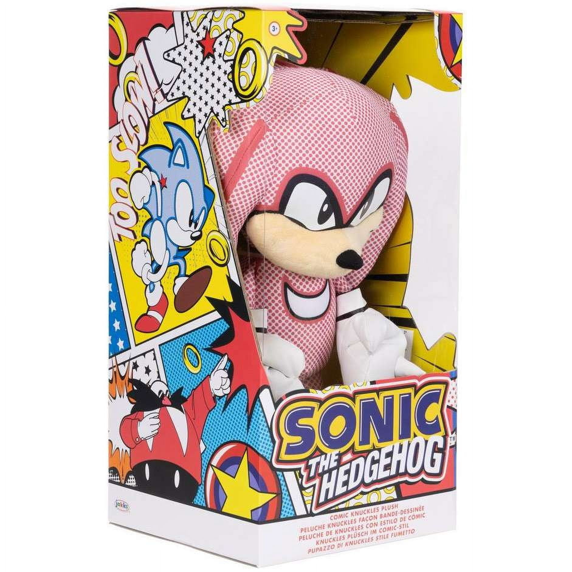 Sonic The Hedgehog Comic Knuckles Basic Plush - Walmart.com