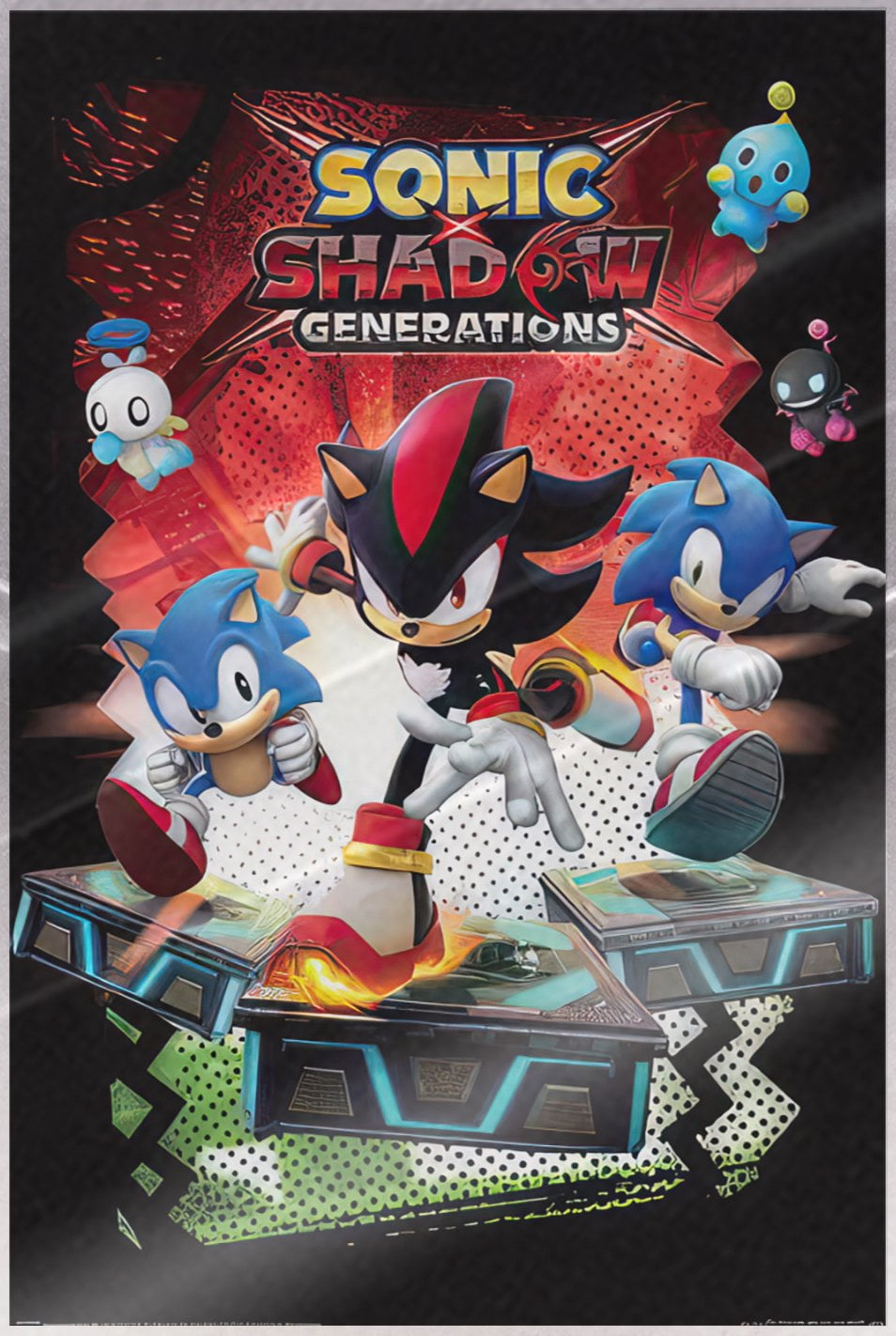 Sonic The Hedgehog - Comic TV Show Gaming Poster (Shadow Generations ...