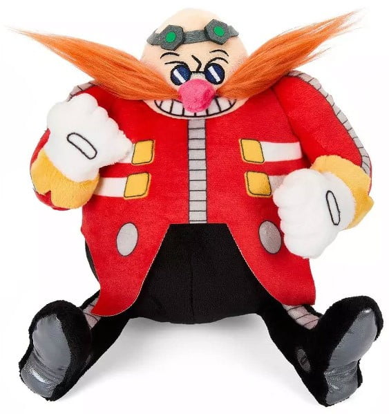 Sonic 8 in. The Hedgehog's Villain Dr. Eggman Phunny Plush Toy - Sonic ...