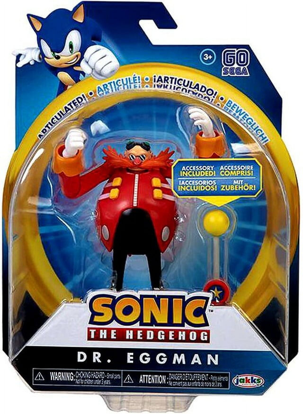 Sonic The Hedgehog Articulated Dr. Eggman Collectors Action Figure with ...