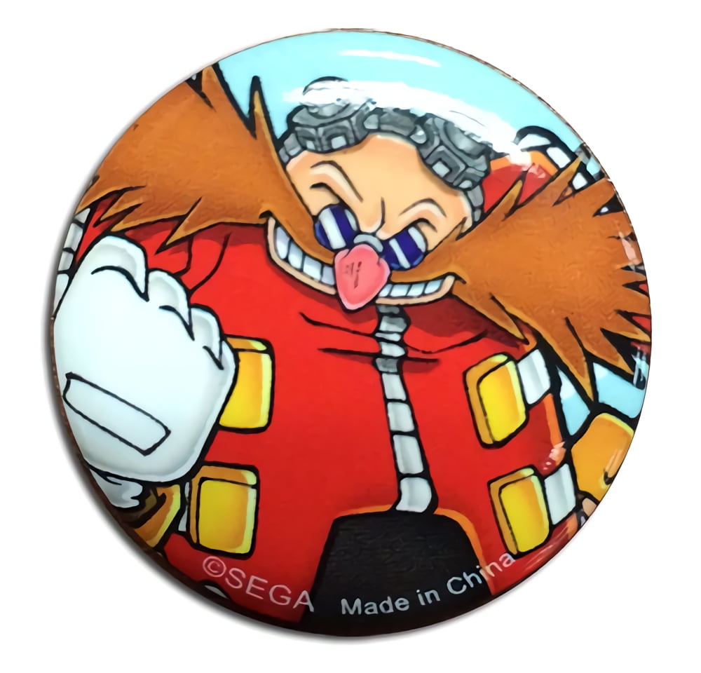 Sonic The Hedgehog Dr. Eggman Video Game 1.25" Button GE-16368 ...