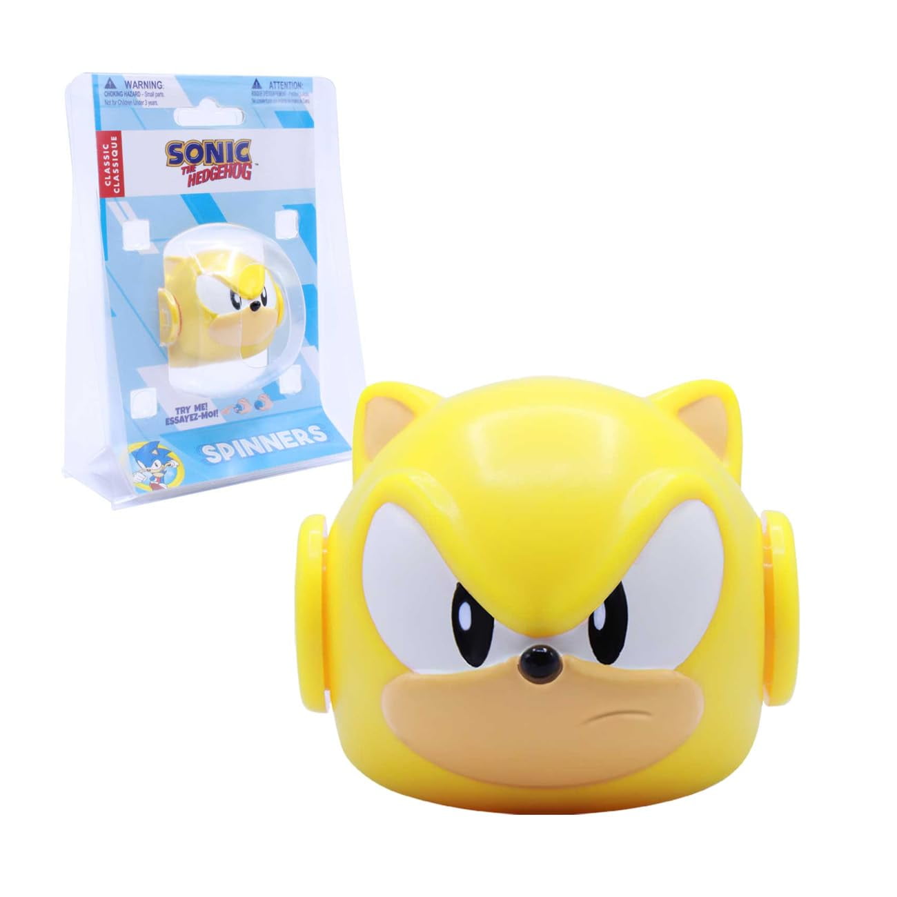 Sonic The Hedgehog Fidget Spinner (Super Sonic) C30 - Walmart.com