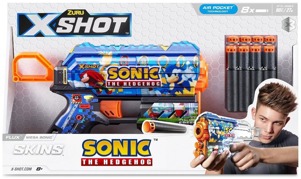 Sonic The Hedgehog Flux Mega Sonic Blaster - Walmart Business Supplies