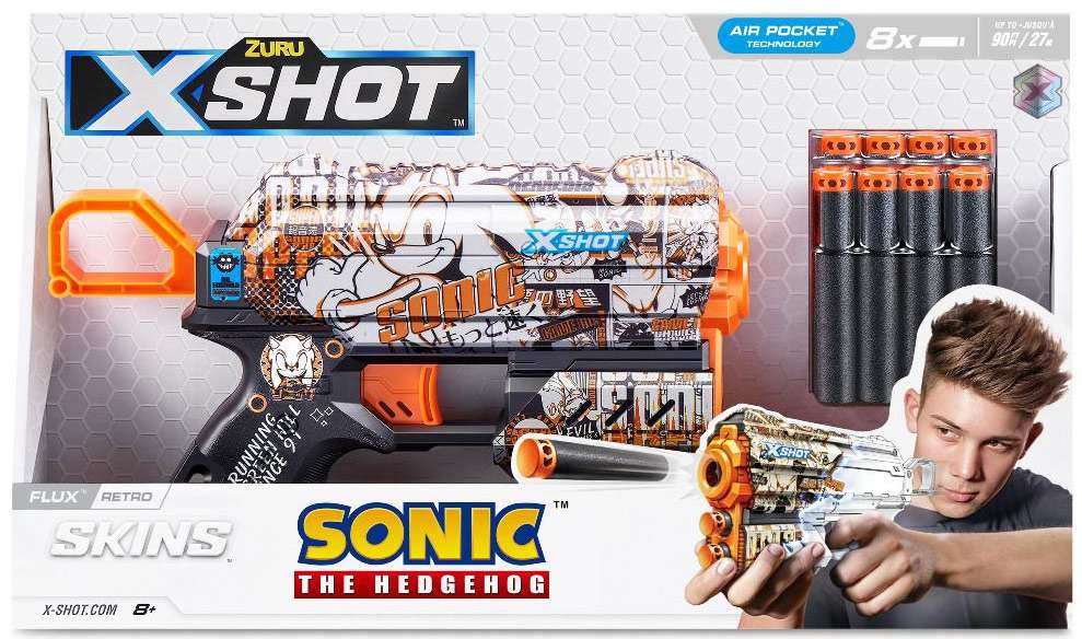 Sonic The Hedgehog Flux Retro Blaster - Walmart.com