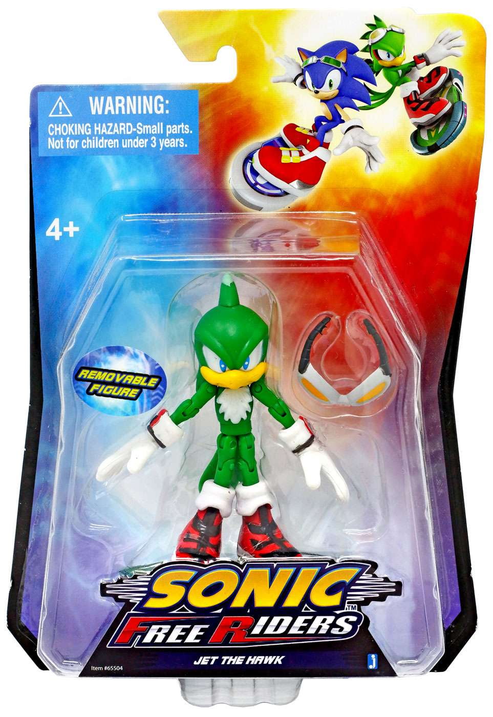 Sonic The Hedgehog Free Riders Jet The Hawk 3.5 Action Figure - Walmart.com