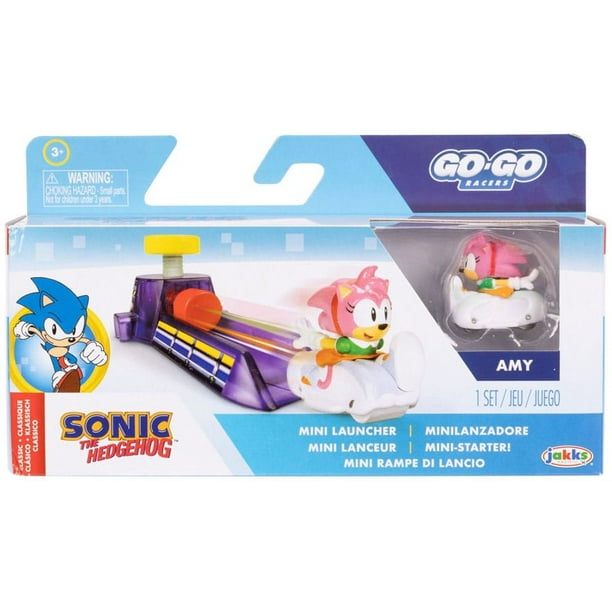 Sonic The Hedgehog Go Go Racers Classic Amy Mini Launchers - Walmart ...