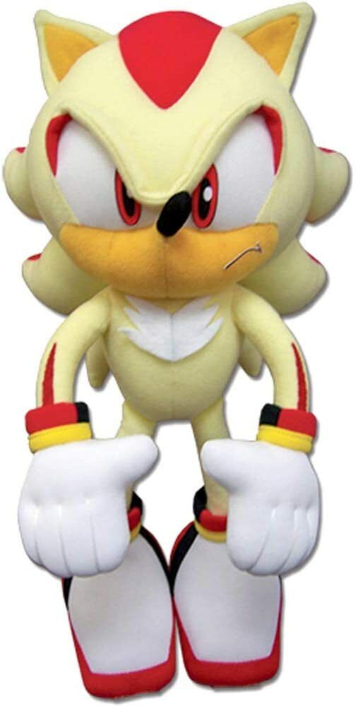 Sonic The Hedgehog Great Eastern GE-52631 Super Shadow Plush 12" inches ...