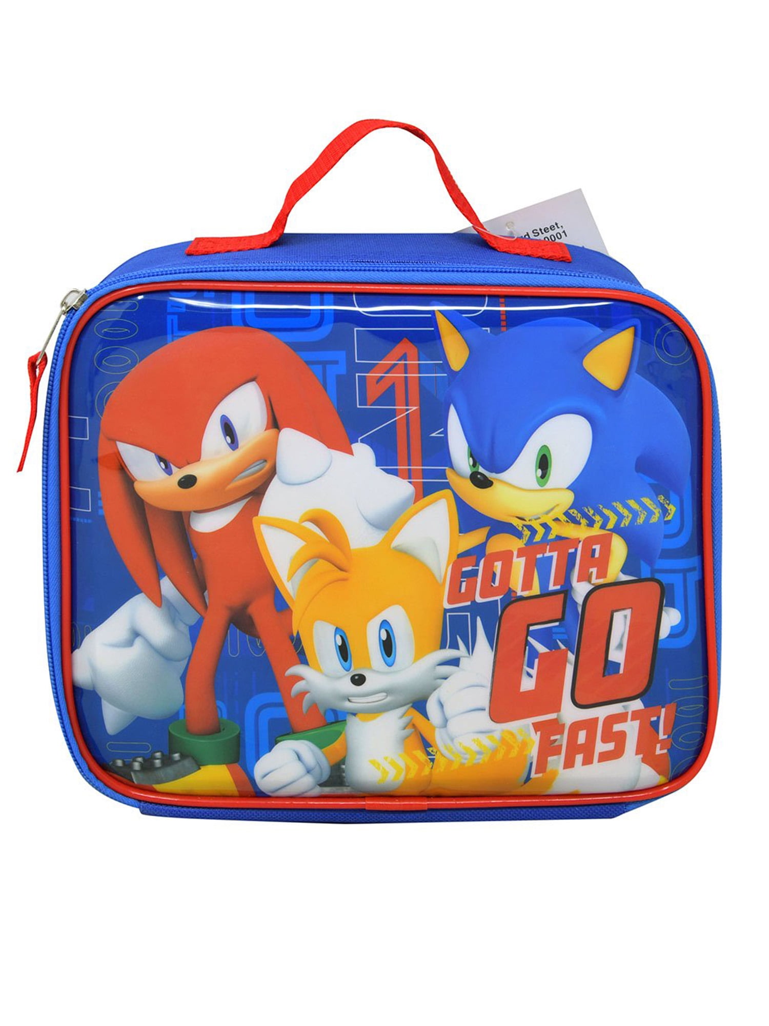 Sonic The Hedgehog Insulated Lunch Bag Gotta Go Fast Knuckles Tails ...