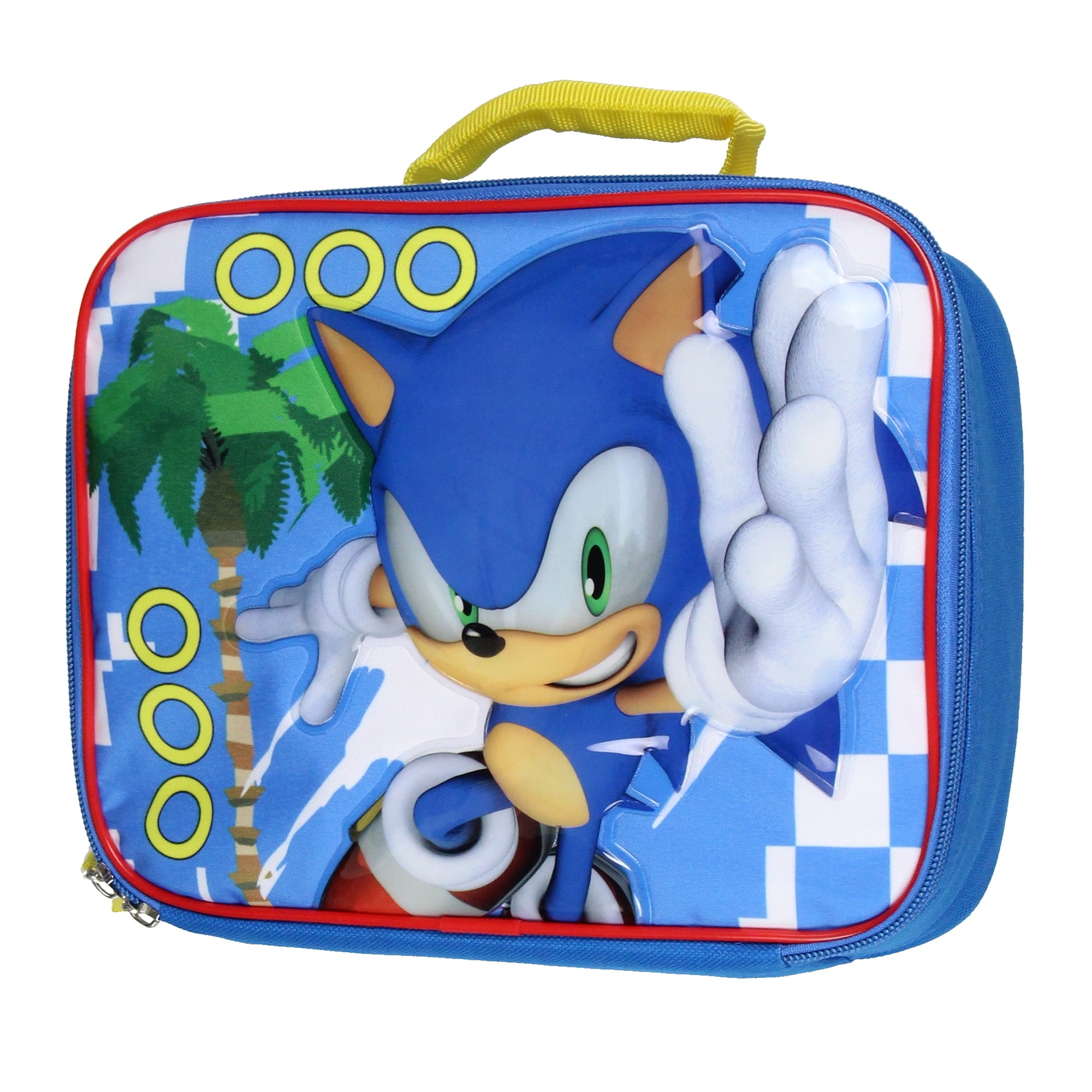 Sonic The Hedgehog Kids Lunch Box Full Gamer Raised Character Insulated ...