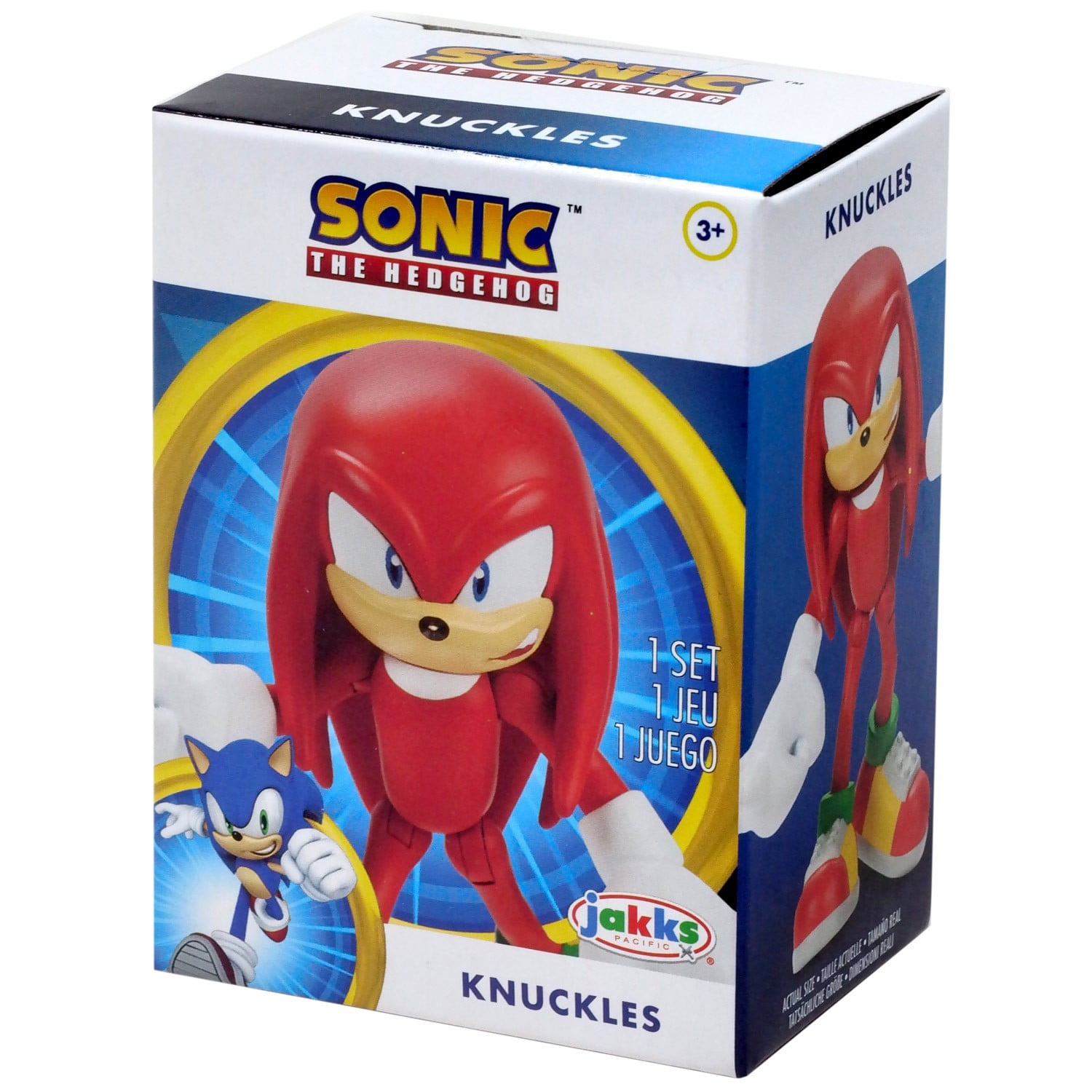 Sonic The Hedgehog Knuckles Articulated Mini Figure - Walmart.com