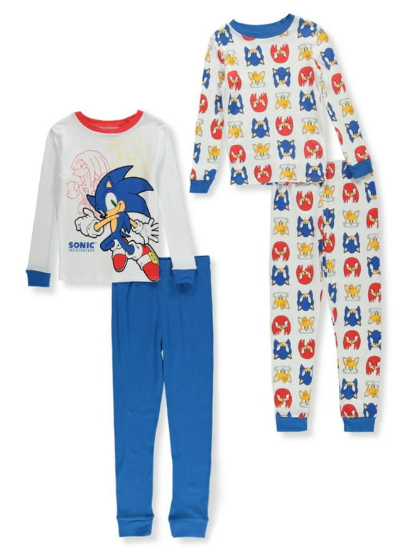 Sonic The Hedgehog Kids' Pajamas & Robes in Pajama Shop - Walmart.com