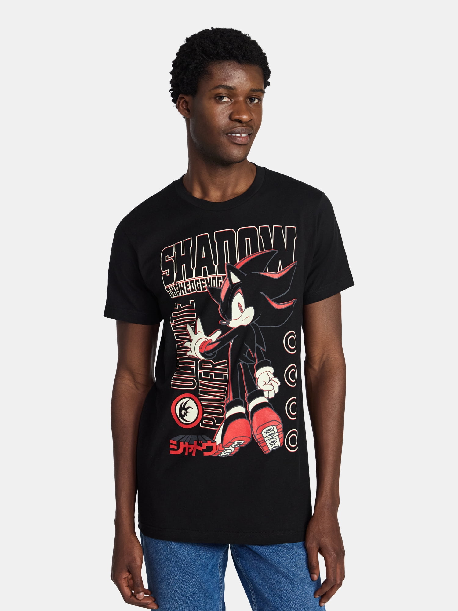Sonic The Hedgehog Men's and Big Men's Cotton Graphic Tee, Sizes S-3XL ...