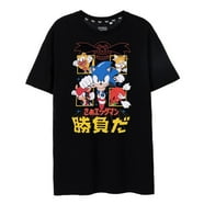 Sonic The Hedgehog Knuckles Miles Group T-Shirts w Checker Frame for ...