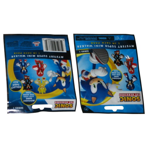 Sonic The Hedgehog Mystery Super Mini Walker Figure - (1 Random Pack ...