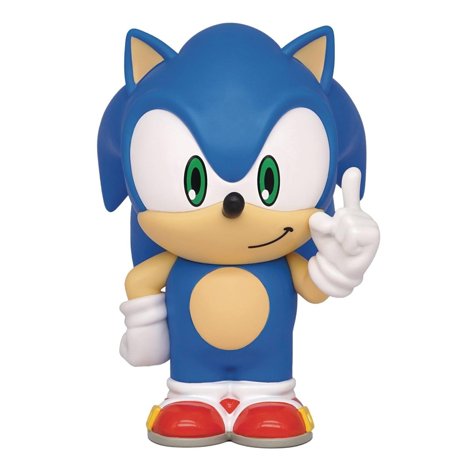 Fun & Functional Sonic The Hedgehog Monogram Figural Coin Bank, 8-inch ...