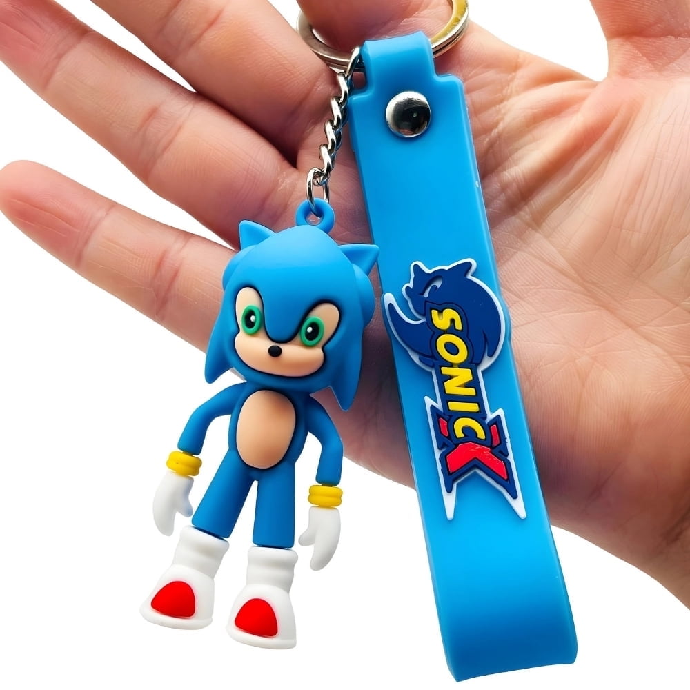 DSK Global Sonic The Hedgehog Keychain, PVC and Metal Anime Figures ...
