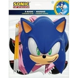 Sonic The Hedgehog Party Mask 8ct - Walmart.com