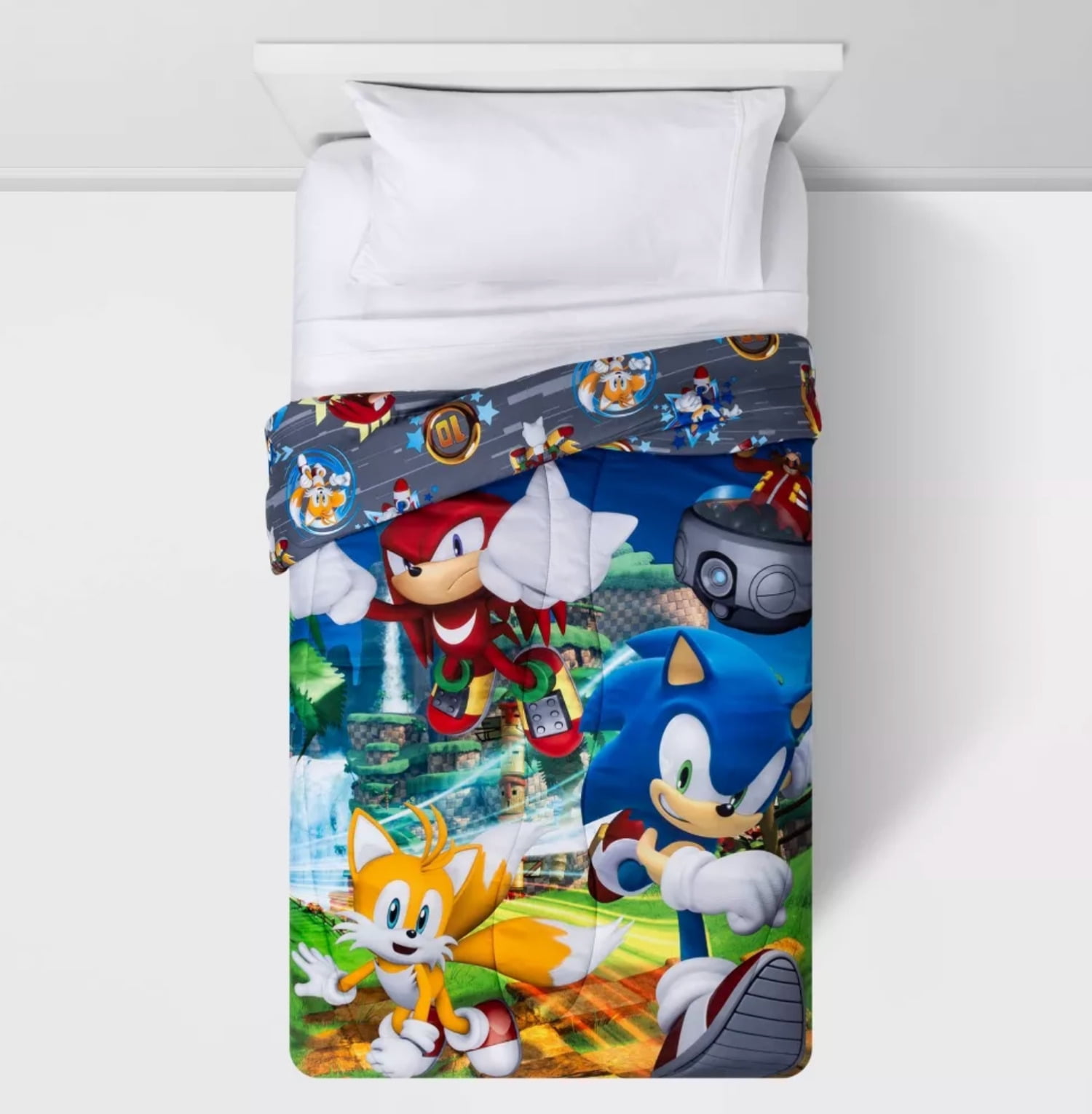 Sonic The Hedgehog Polyester Reversible Comforter, Twin - Walmart.com