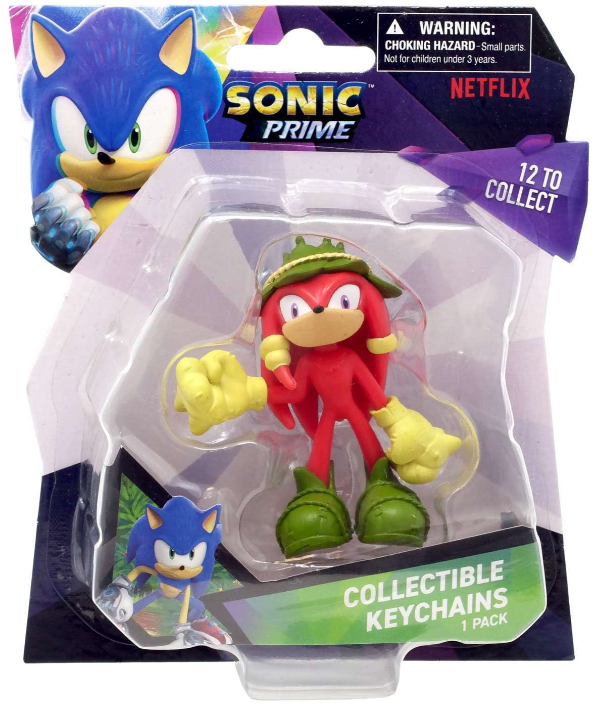 Sonic The Hedgehog Prime Knuckles keychain - Walmart.com