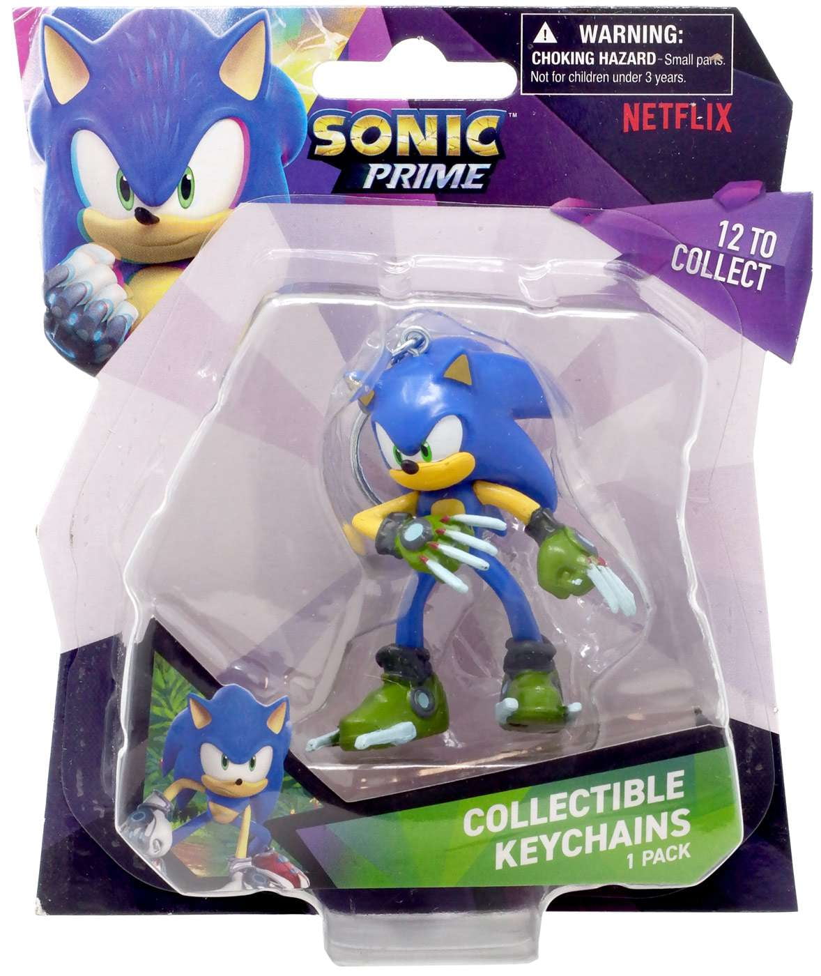 Sonic The Hedgehog Prime Sonic keychain (Claws) - Walmart.com