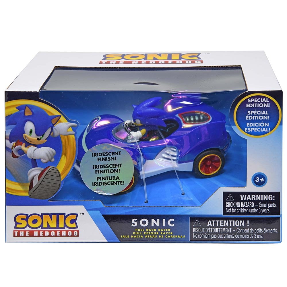 Sonic The Hedgehog Pull Back Racer Car (Special Edition) - Walmart.com