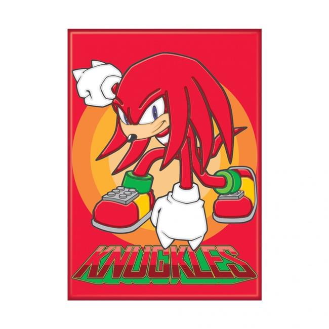 Sonic 891063 The Hedgehog Red Knuckles Magnet - Walmart.com
